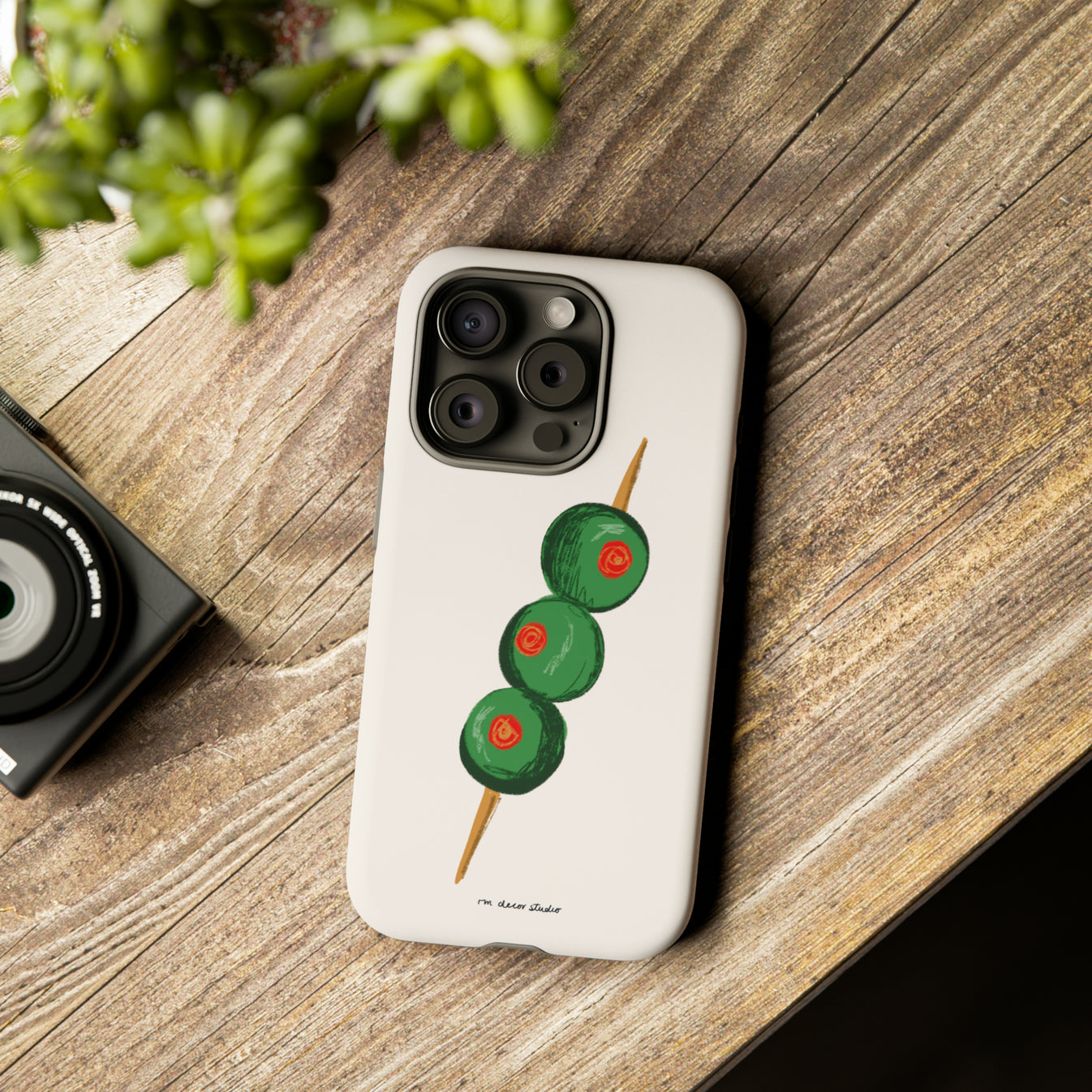 'Martini Olives' Double-Layered Protection Phone Case – rmdesignstudio