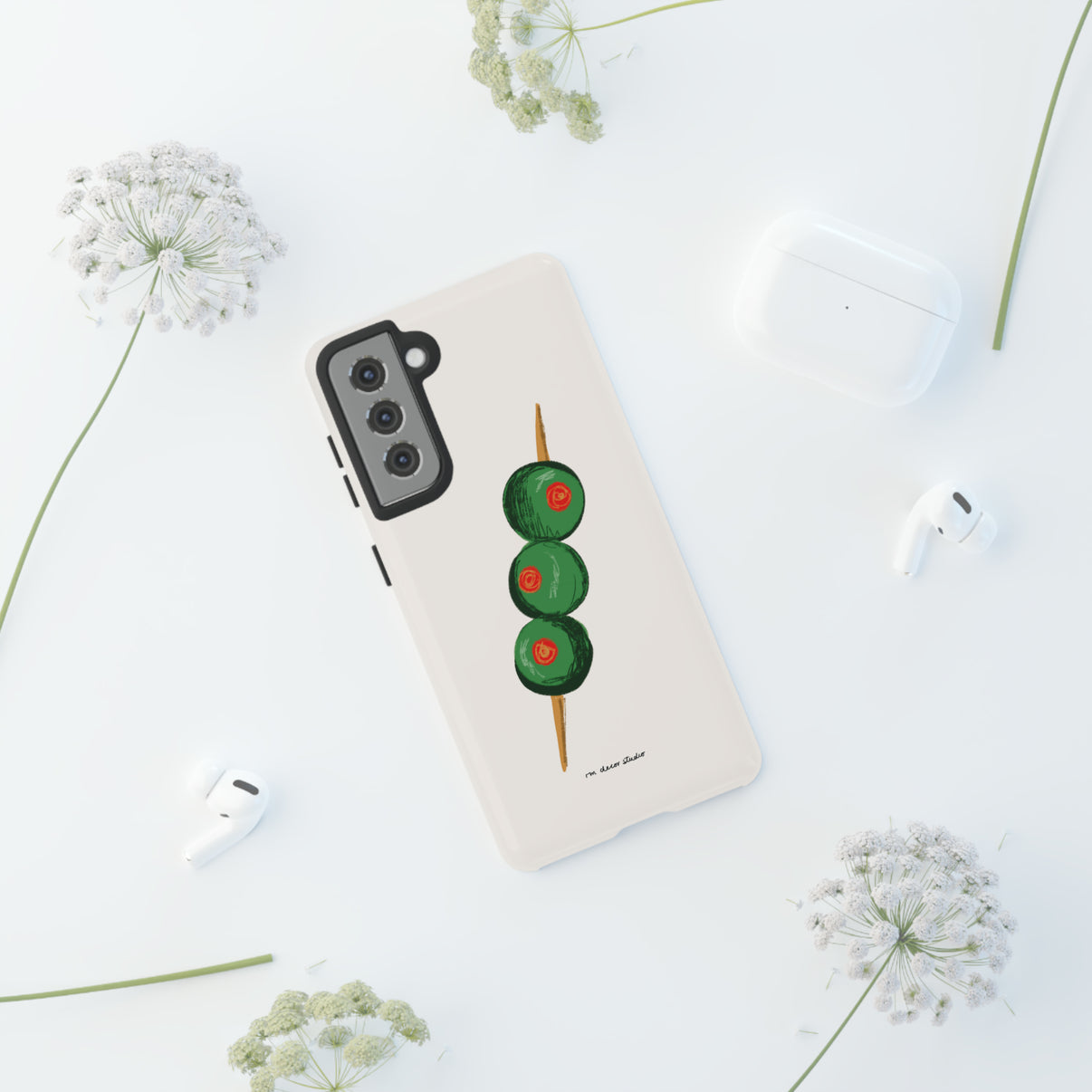 'Martini Olives' Double-Layered Protection Phone Case – rmdesignstudio