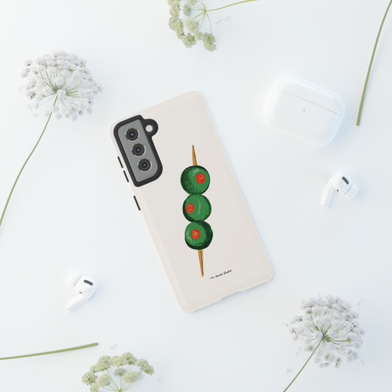 'Martini Olives' Double-Layered Protection Phone Case – rmdesignstudio
