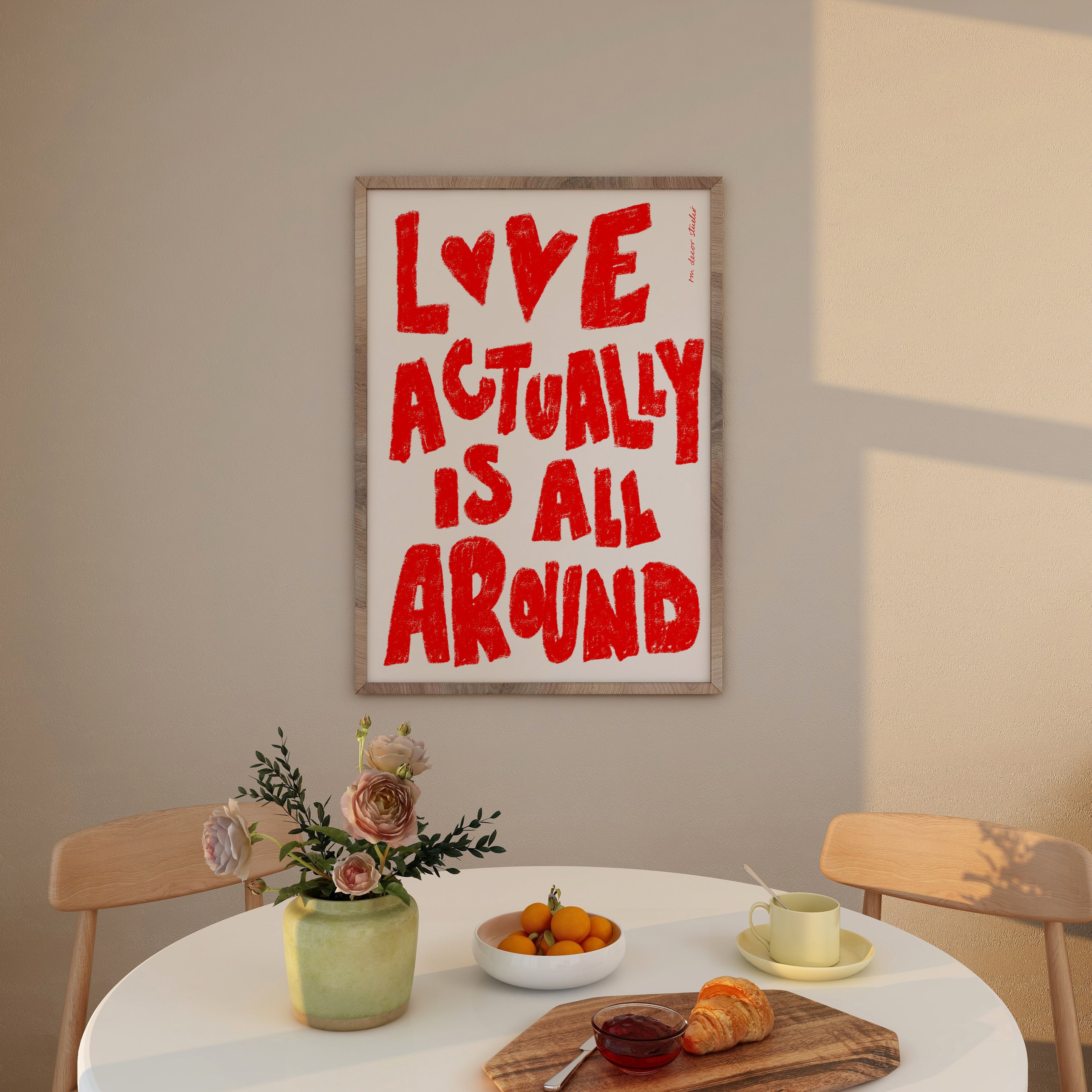 Love Actually is All Around Print – rmdesignstudio