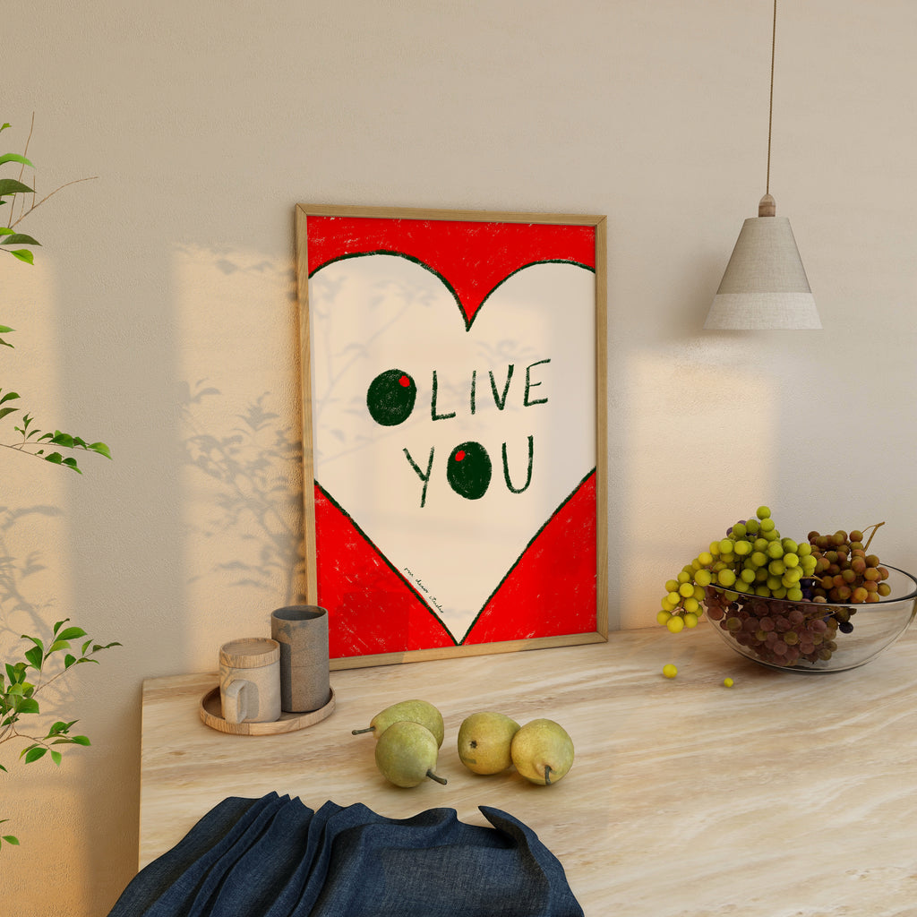Olive You Print – rmdesignstudio