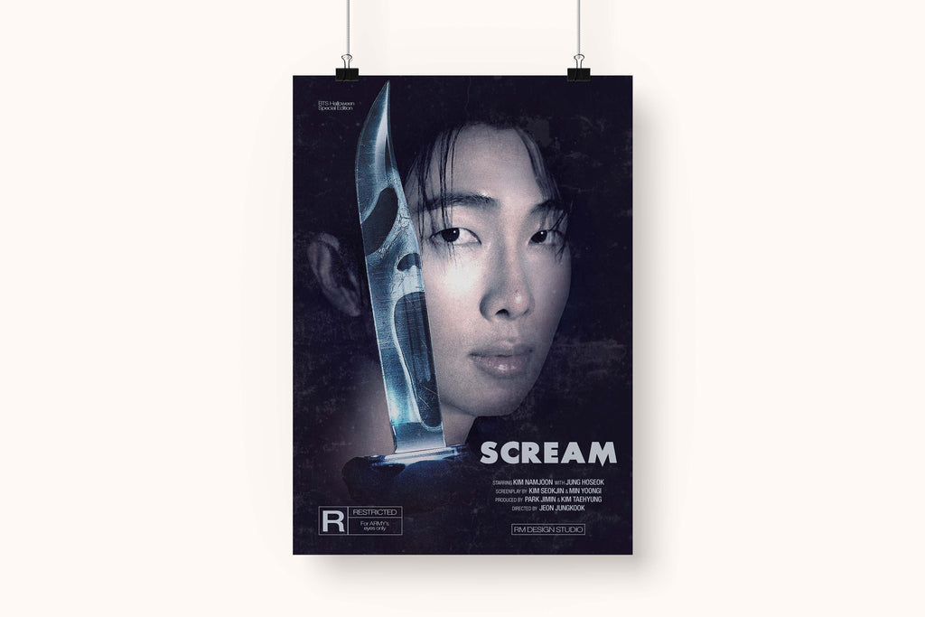 RM Scream Halloween Movie Poster Print – rmdesignstudio