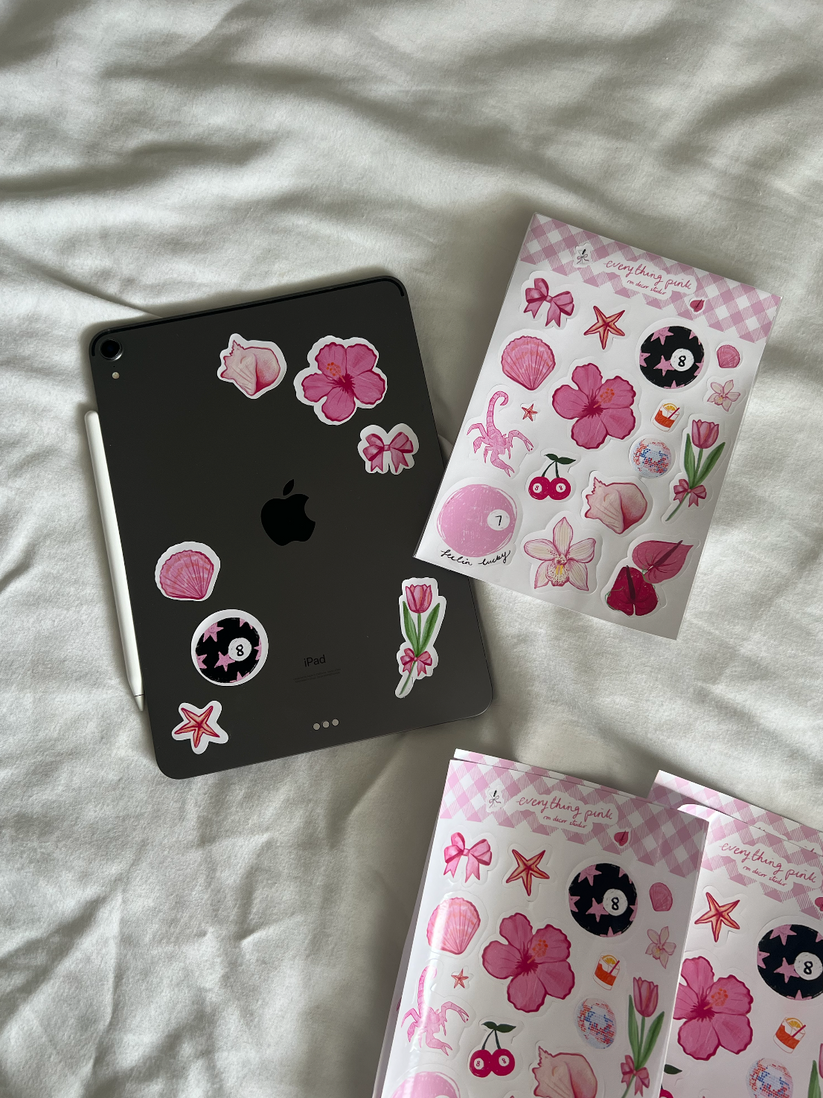 Pink Everything Sticker Pack – rmdesignstudio