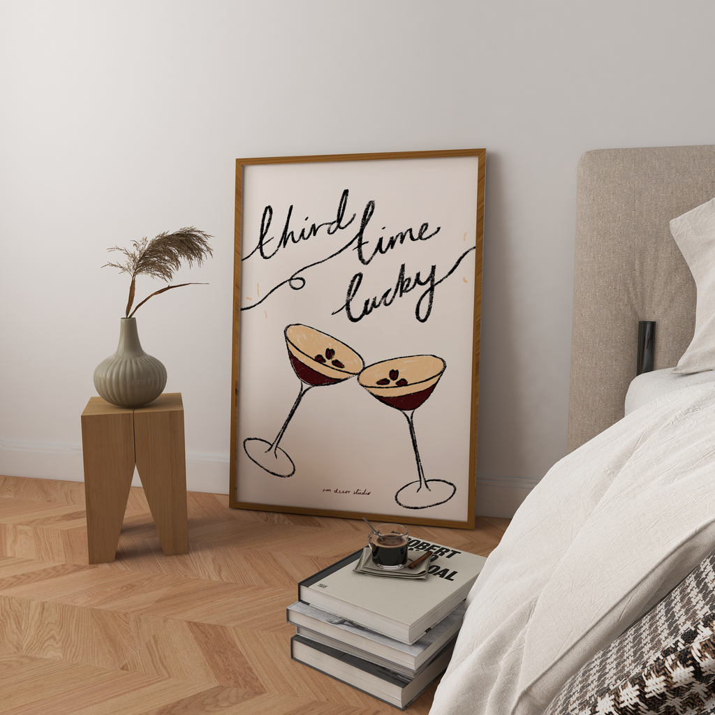 Third Time Lucky Art Print – rmdesignstudio