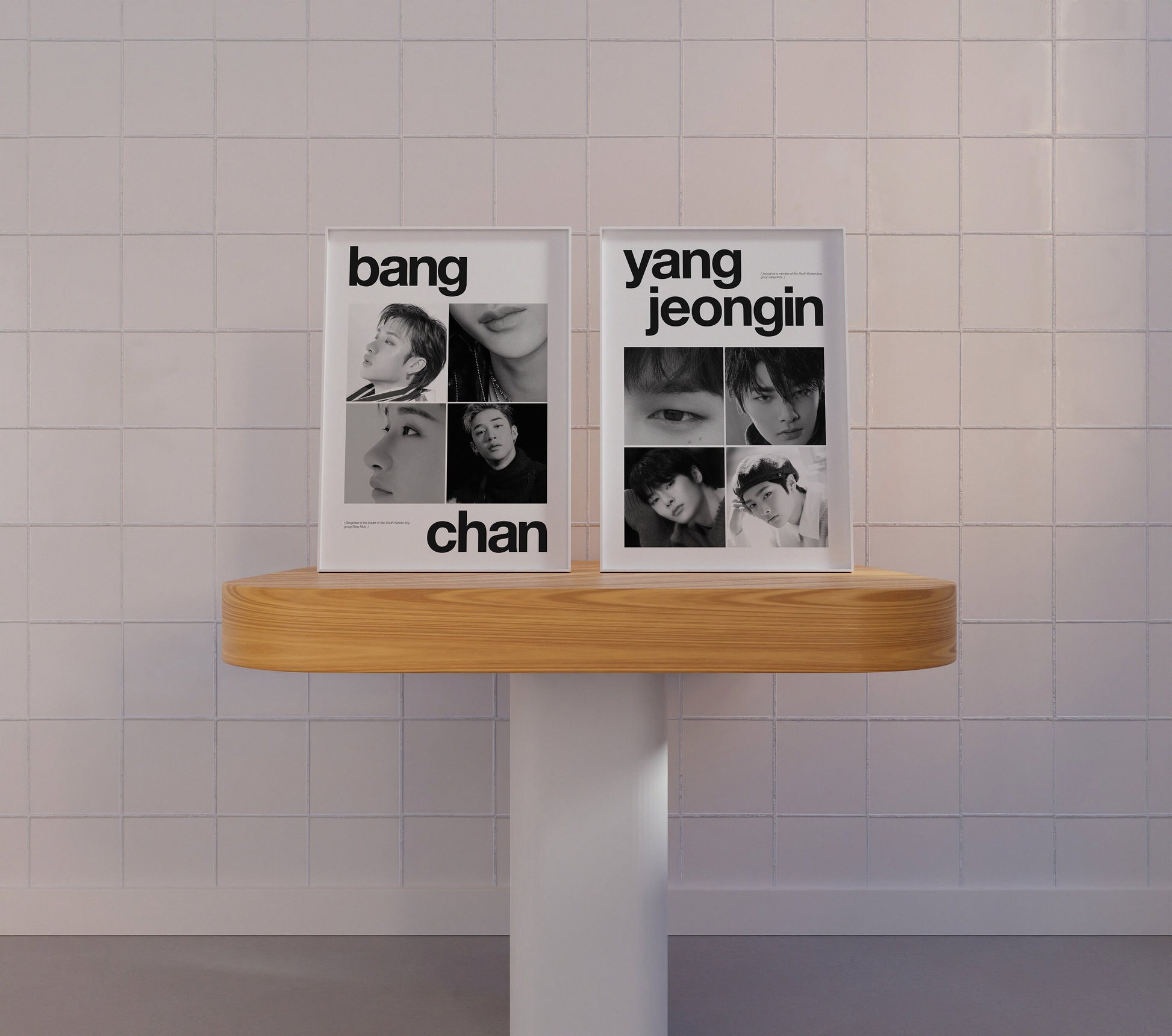 Stray Kids Minimalistic B&W Art Prints – rmdesignstudio